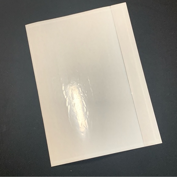 None | Office | 25 Waterproof Clear Adhesive Address Sleeves For ...